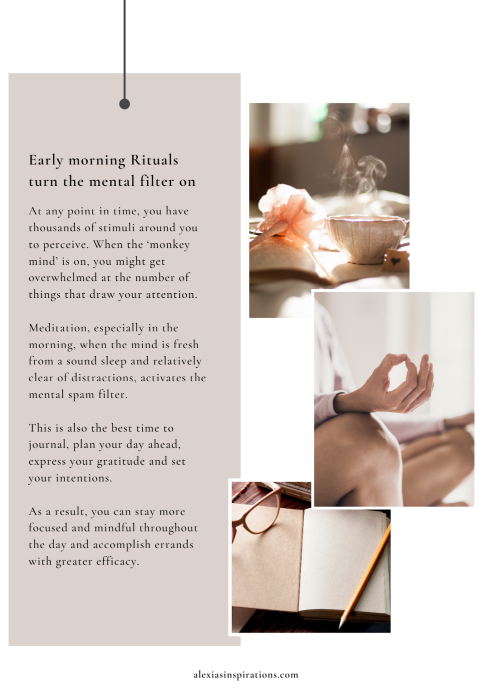 Morning Rituals for Mindfulness - Alexia's Inspirations